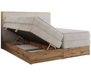 MKS Meble Wood Classic King Boxspringbett mit Multipocket-Matratze und ...