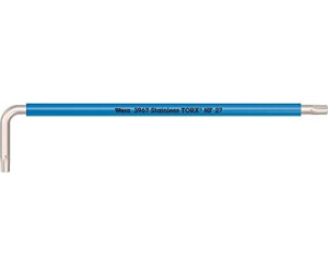 Wera 3967 SXL HF TORX® Winkelschlüssel TX 27 x 172mm, Edelstahl, lang ...