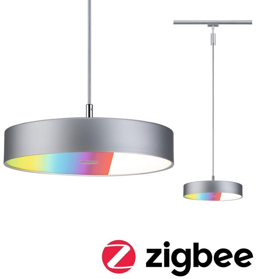 Paulmann URail Pendel Hildor Zigbee 3.0 RGBW+ 10W, Chrom matt (95679 ...