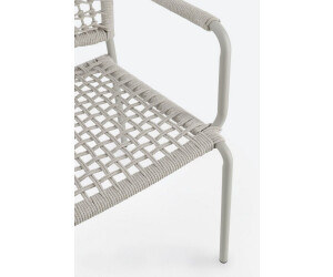 Bizzotto Rajada Stapelbarer Gartenstuhl mit Armlehnen, Aluminium ...