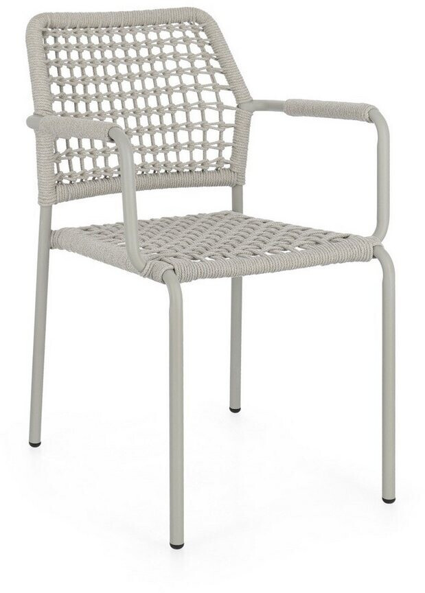 Bizzotto Rajada Stapelbarer Gartenstuhl mit Armlehnen, Aluminium ...