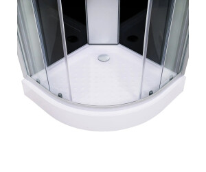 Aloni Komplettdusche Eckeinstieg 90x90cm schwarz (SK2401) ab 429 ...