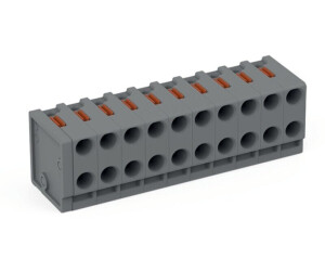 Wago 2-Leiter-Federleiste PUSH WIRE® grau (252-310) ab 93.42 ...