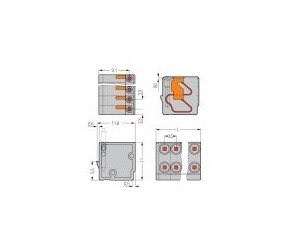 Wago 2-Leiter-Federleiste PUSH WIRE® grau (252-310) ab 93.42 ...