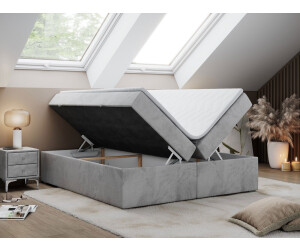 MKS Meble BESS Boxspringbett mit Bettkasten, niedriges Kopfteil ...