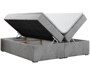 MKS Meble BESS Boxspringbett mit Bettkasten, niedriges Kopfteil ...