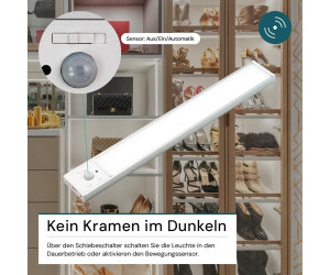 Luxula LED-Schrankleuchte mit Bewegungsmelder 2,96W 110lm CCT IP20 ...
