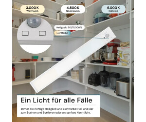 Luxula LED-Schrankleuchte mit Bewegungsmelder 2,96W 110lm CCT IP20 ...