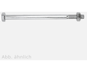 Reyher Sechskant-Schaftschraube mit Mutter M30x90 Stahl 4.6 galv ...