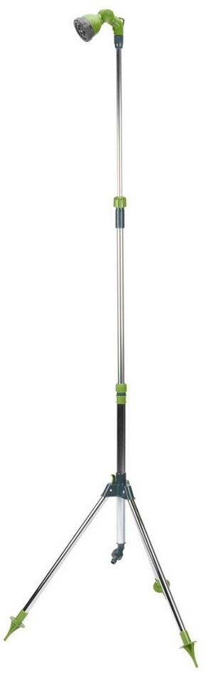 Kinzo Gartendusche mit Stativ, verstellbar bis 220cm, 7 Strahlarten ab ...
