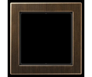 Jung Abdeckrahmen Flat Design 1-fach Metall Messing antik (FDME2981AT ...