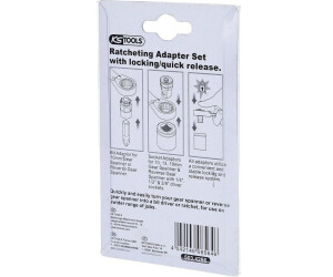 KS Tools GEARplus Stecknuss-Adapter-Satz metrisch, 4-tlg. (503.4286) ab ...