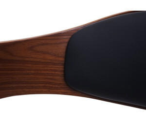 Mendler HWC-H46 Bürostuhl Kunstleder schwarz Walnuss-Optik (73496+0) ab ...