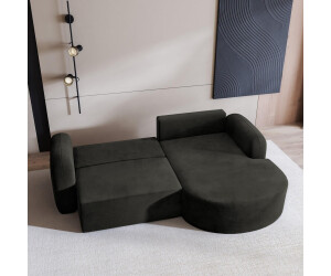 Masseno Amilia M Ecksofa L-Form mit Schlaffunktion & Bettkasten ...