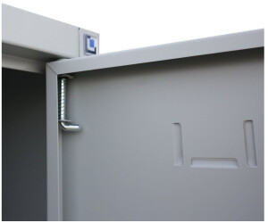 LÜLLMANN Spind 3 Abteile 6 Fächer 180x88,5x50cm Signalweiß (520237) ab ...