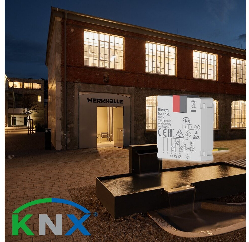 Theben TA 4.1 KNX 4-fach Tasterschnittstelle Binäreingang Data Secure ...