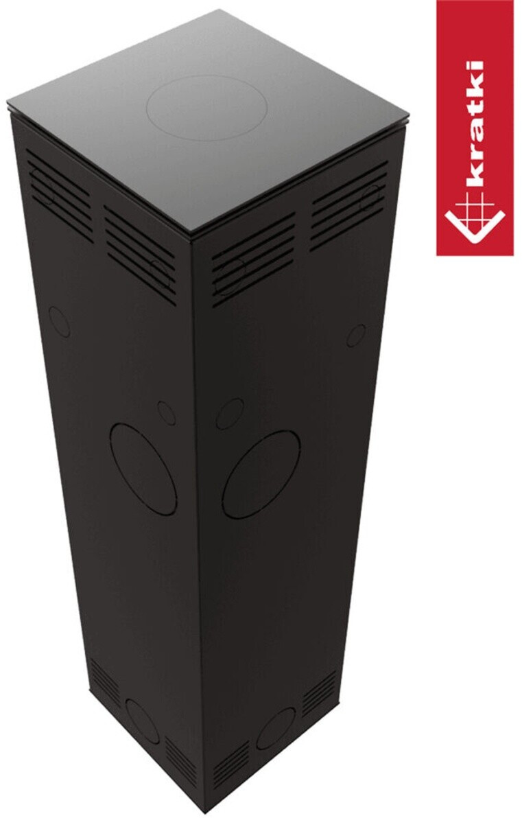 Kratki TORA L Kaminofen Stahl 8kW Ø150 Quarzsinter Anthrazit (TORA/L/Q ...