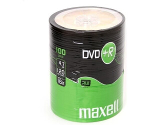 Buy Maxell DVD+R 4,7GB 120min 16x 100pk Bulk Spindle from £18.99 (Today ...