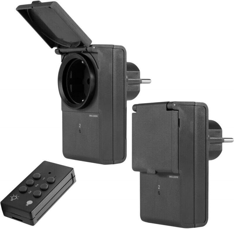 REV-Ritter Außen-Funkschalt-Set 2+1 IP44 schwarz (0085610503) ab 19.99 ...