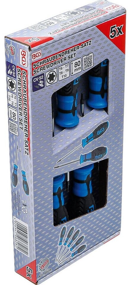 BGS Schraubendreher-Satz T-Profil (für Torx) T6-T10, 5-tlg. (6828) ab 8 ...