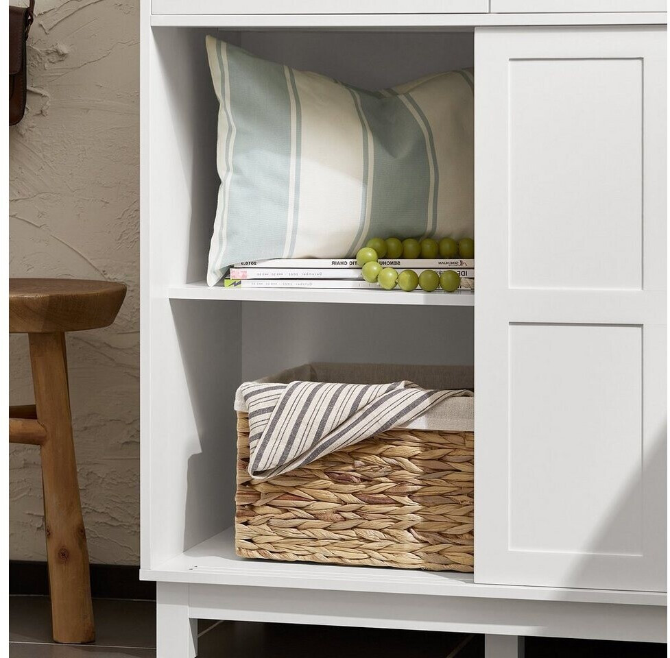 SoBuy FSB84 Sideboard mit Schiebetüren, 3 Türen, Weiß (FSB84-W) ab 89. ...