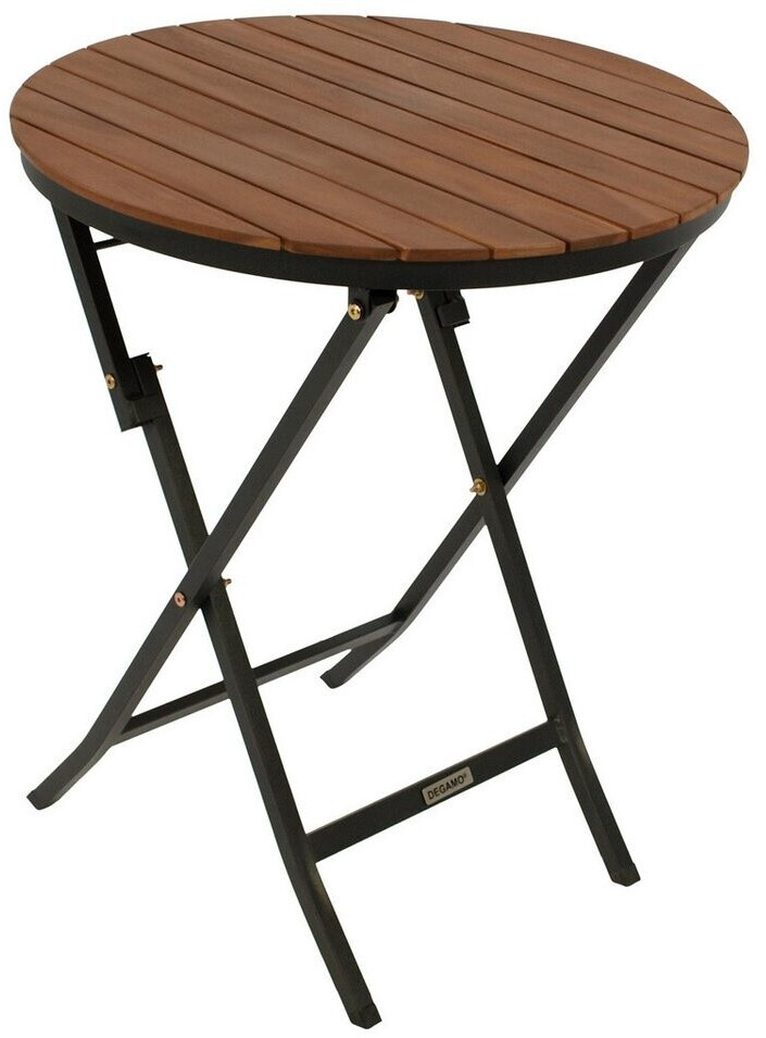 DEGAMO LIENZ Bistrotisch klappbar, rund 61,5cm, Akazienholz ...