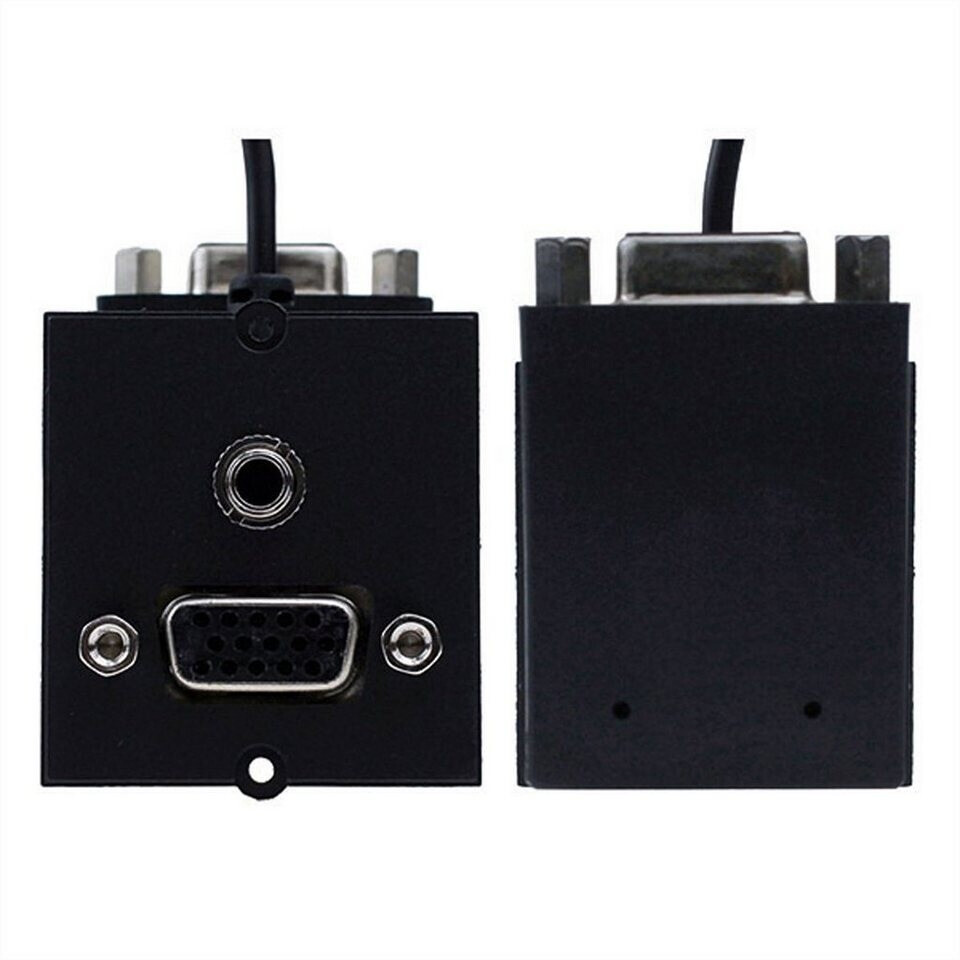 Bachmann Custom Modul 1x VGA & Miniklinke, 90° Seitenabgang (917.058 ...