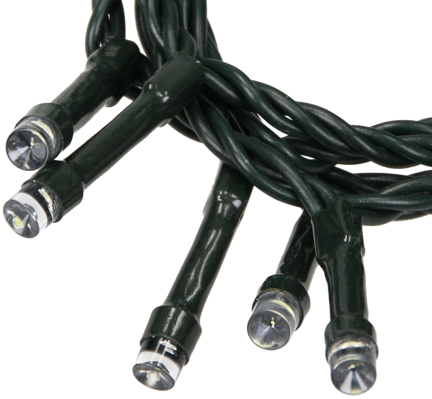 ECD Germany LED-Lichterkette 24m 320 LEDs Warmweiß Innen/Außen IP44 ...