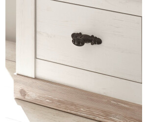 Furn.Design Rovola Regalschrank Pinie weiß / Oslo Pinie Landhausstil ...