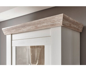 Furn.Design Rovola Regalschrank Pinie weiß / Oslo Pinie Landhausstil ...