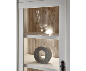 Furn.Design Rovola Regalschrank Pinie weiß / Oslo Pinie Landhausstil ...