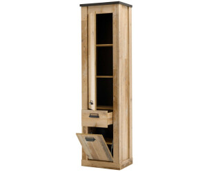 Furn.Design Stove Garderoben-Set 4-teilig Used Wood hell, Anthrazit ...