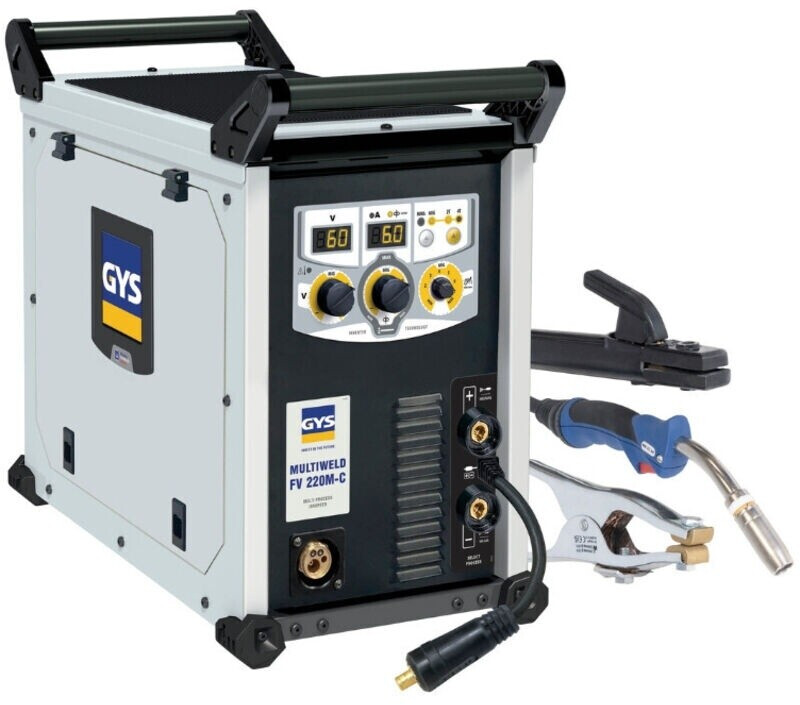 GYS Multiweld FV 220M-C E-Hand/MIG-MAG Schweißinverter 30-220A (065499 ...