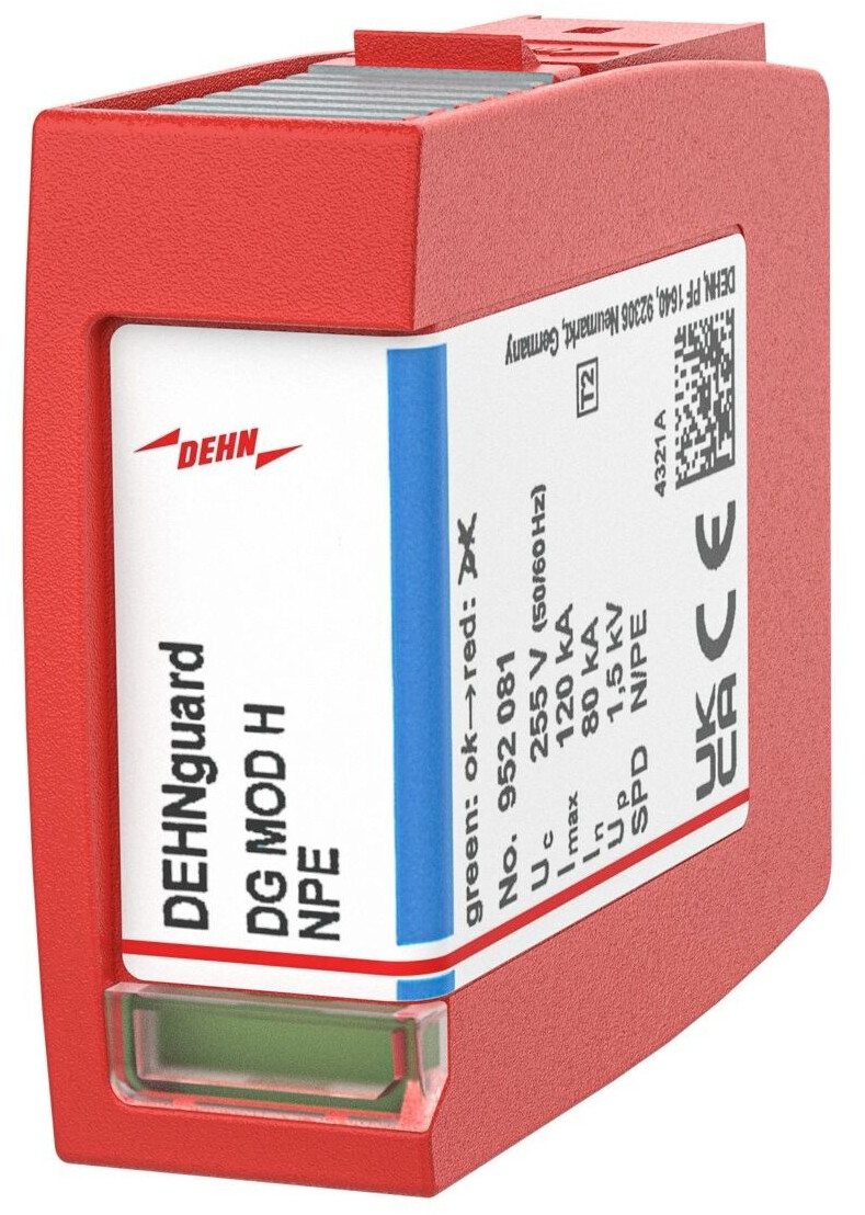 Dehn DG MOD H NPE Überspannungsschutz-Modul Typ 2 80kA (952081) ab 56. ...