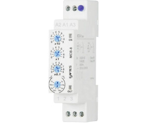 ENTES MCB-8 Multifunktions-Zeitrelais 24V/DC, 24V/AC, 230V/AC 0,1s-30h ...