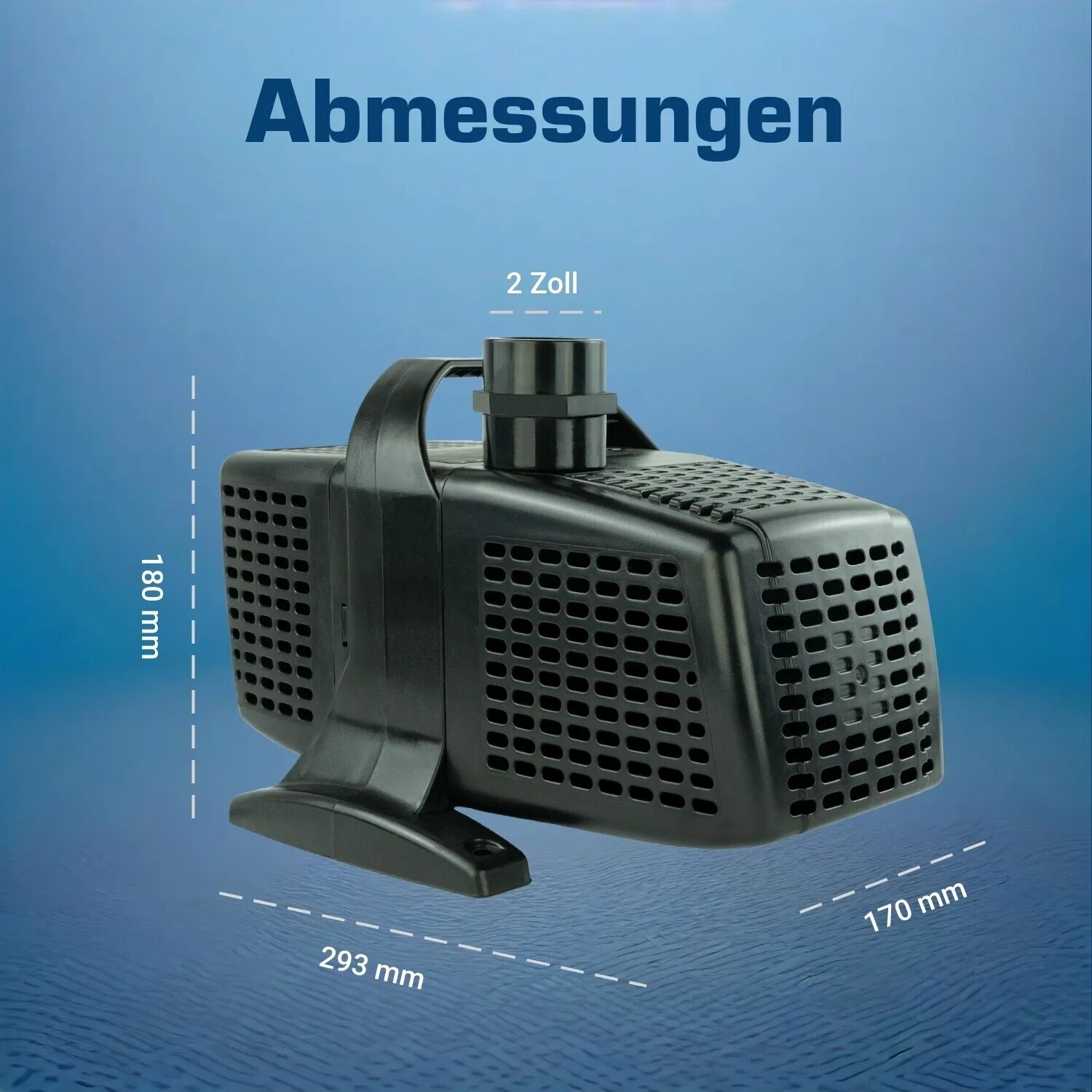 Kerry Electronics Teichpumpe 12000L/H 175W 5m Förderhöhe (KEP12000N) ab ...