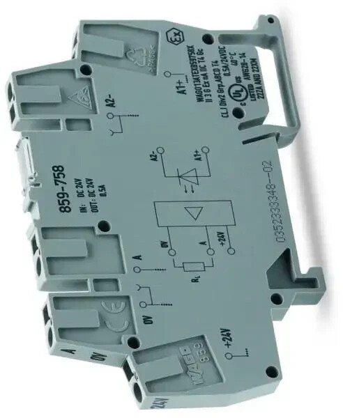 Wago Optokopplerklemme 24V DC 0,5A 10kHz (859-758) ab 22.07 ...