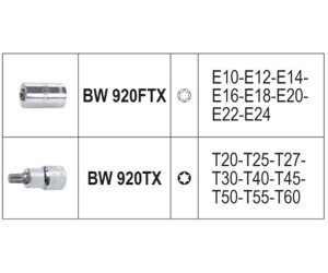 Beta 17 Piece Torx Socket Set 1/2 ab 46.35 € | Vergleiche 2 Angebote ...