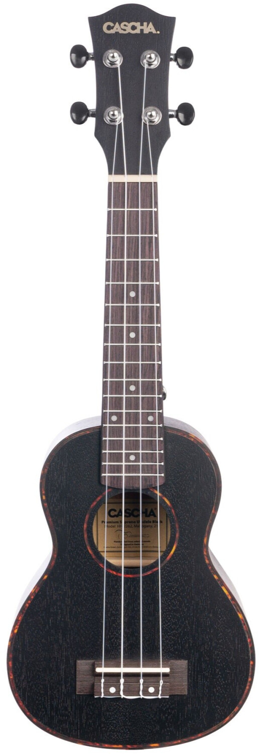Cascha Premium Mahagoni Sopran Ukulele Set Schwarz Neu ab 62.7 ...