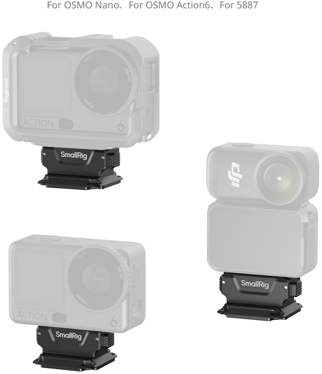 SmallRig 6014 Bidirectional Attachable Mount to Arca-Swiss Adapter for ...