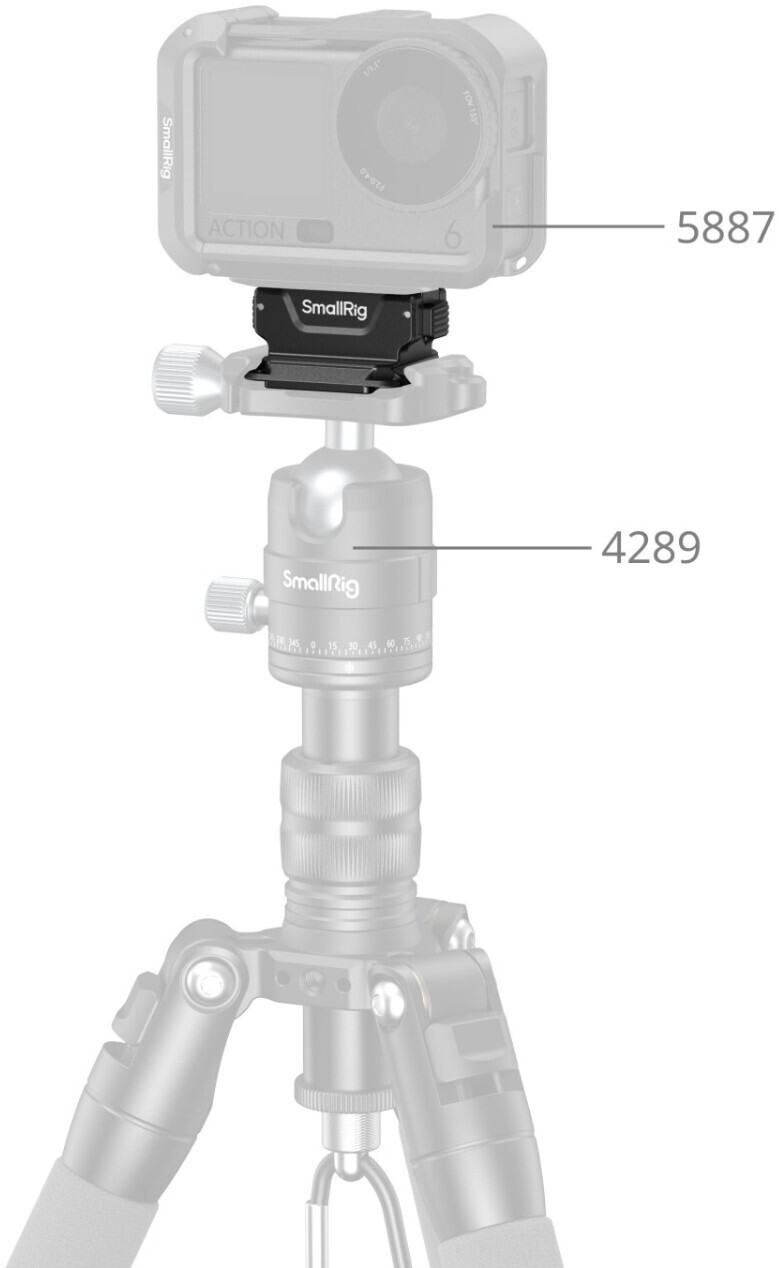 SmallRig 6014 Bidirectional Attachable Mount to Arca-Swiss Adapter for ...