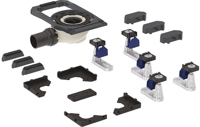 Geberit Duofix Rohbauset mit 5 Füßen Sperrwasserhöhe 50 mm (551550001 ...