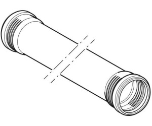 Geberit Silent-Pro Rohr mit zwei Muffen DN 125 Ø 125 mm (393611141) ab ...