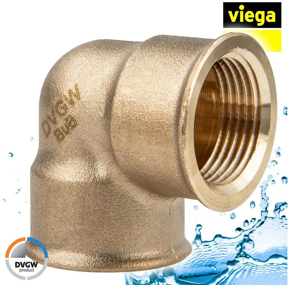 Viega Bogen Rp 2 90° Rotguss (269296) ab 23.8 € | Vergleiche 16 ...