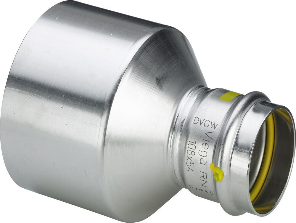 Viega Sanpress Inox G XL-Reduzierstück Ø 108 x 76,1 mm Stahl ...