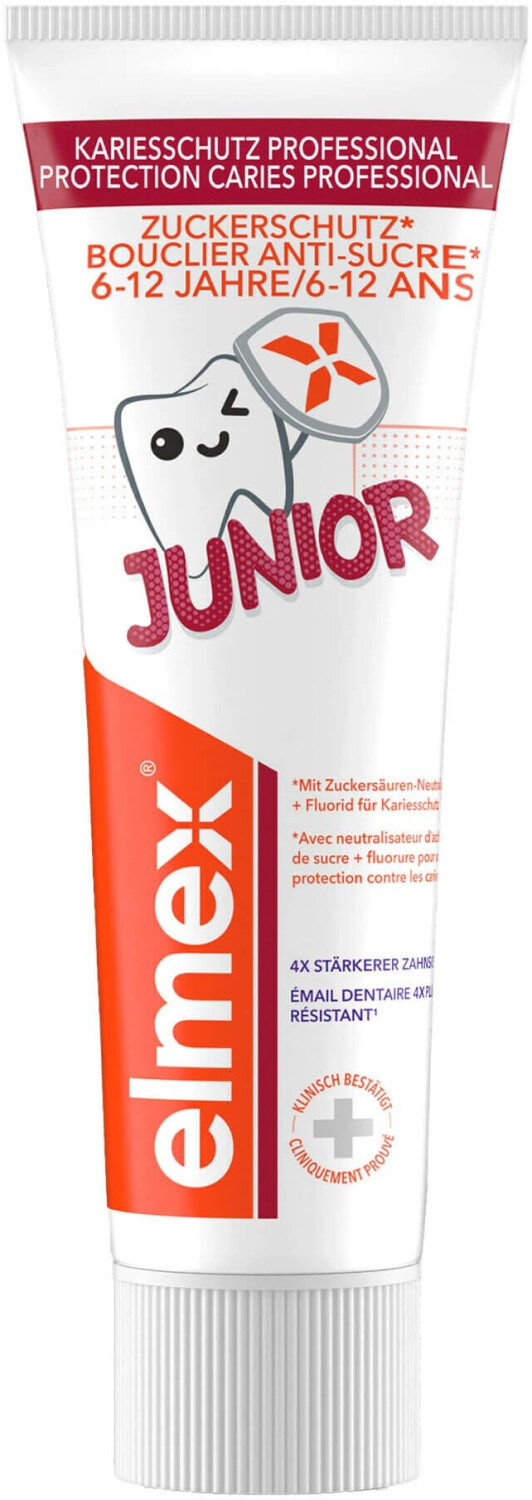 Elmex Kariesschutz Professional Junior Zuckerschutz 6-12 Jahre (75ml ...