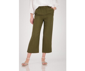 Monari Wide Leg Hose aus Lyocell-Leinen-Mischung (410673) olive ab 79. ...