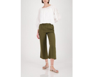 Monari Wide Leg Hose aus Lyocell-Leinen-Mischung (410673) olive ab 79. ...