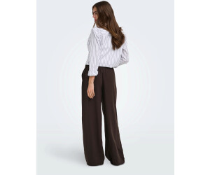 Only ONLEMMIA MW Pull-Up X-Wide Pant Regular Waist (15374857) coffee ...