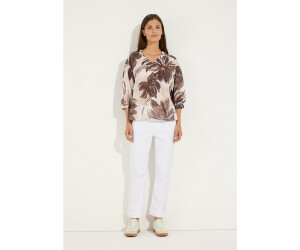 More & More Print Bluse (61052001) dunkelbraun/beige/dunkelblau ab 63. ...